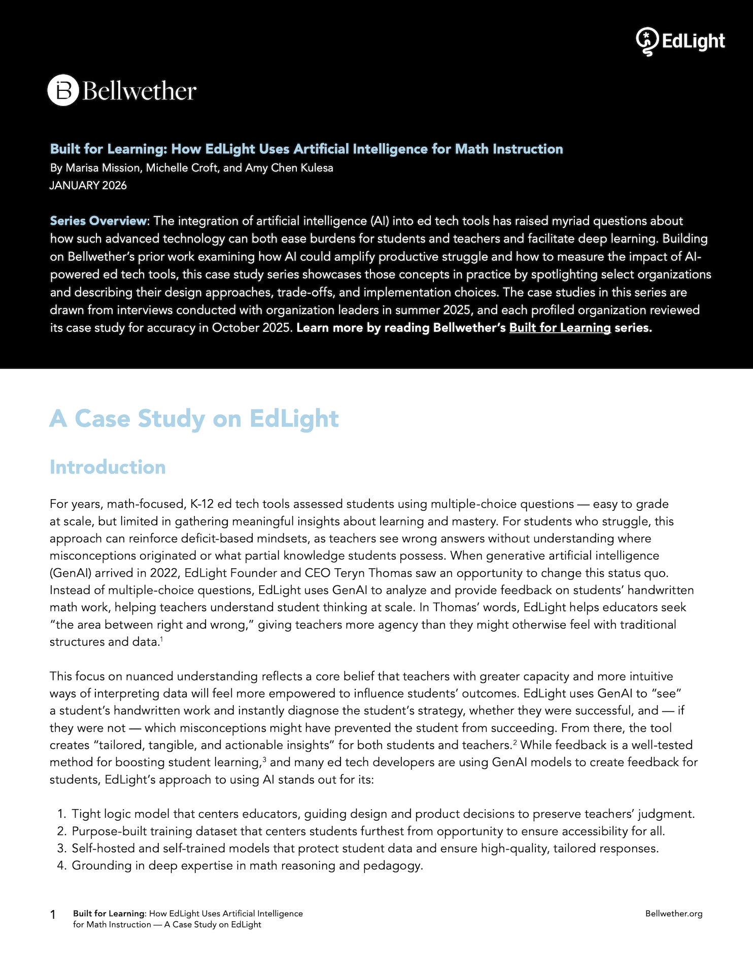 Built for Learning: Lessons From Emerging Artificial Intelligence ...